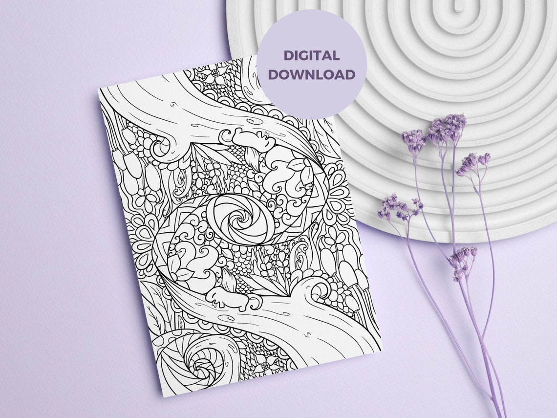 Coloring Page for Couples, PNG Coloring Page for Two, Printable ...