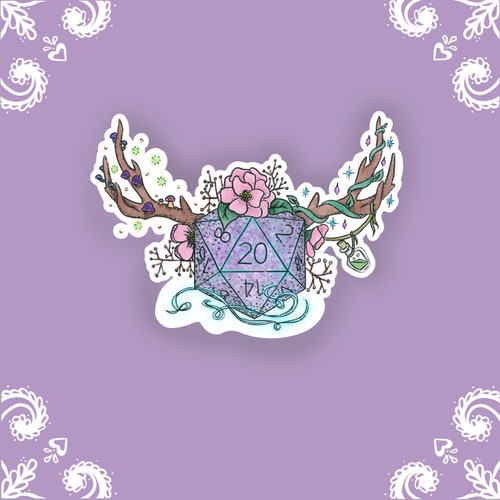 Dnd Sticker Wizard Class Critical Role D20 Wizard | Etsy