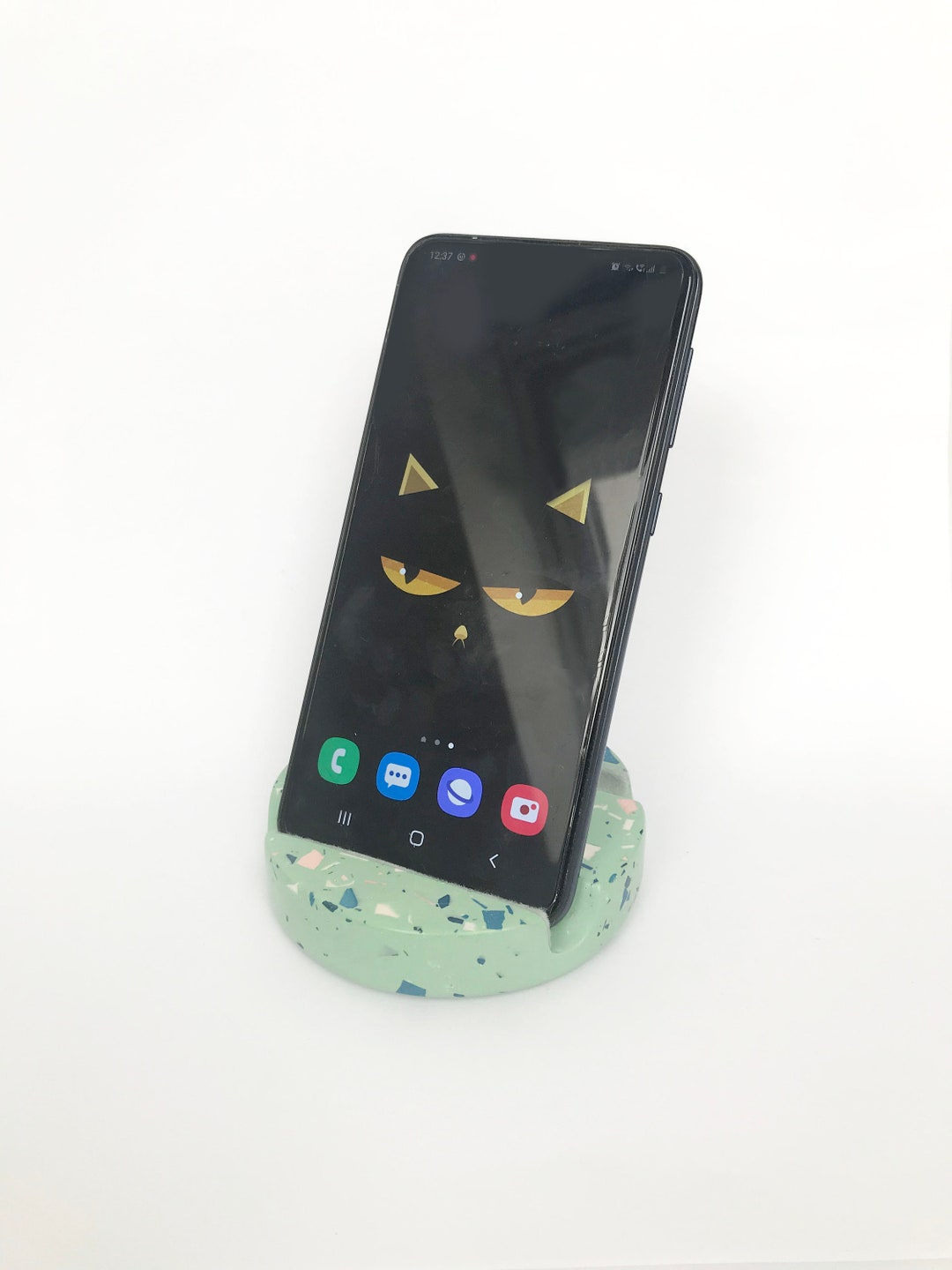 Handmade Terrazzo Phone/ipad Stand, Duck Egg Blue Jesmonite - Etsy