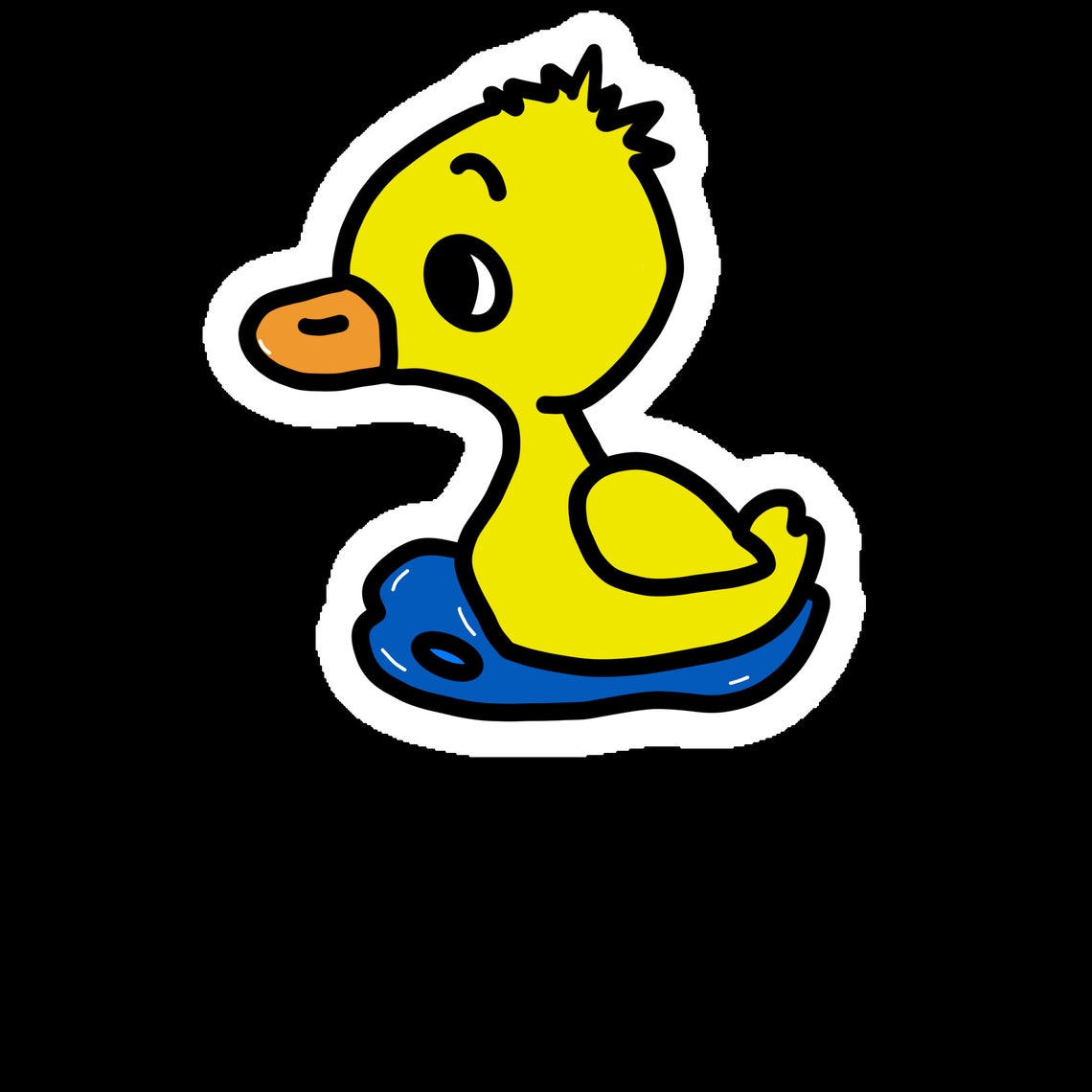 Pegatina de vinilo de pato - Etsy España