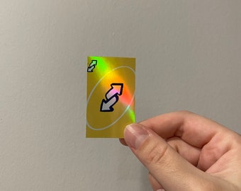 Gold Uno Reverse Card - Etsy