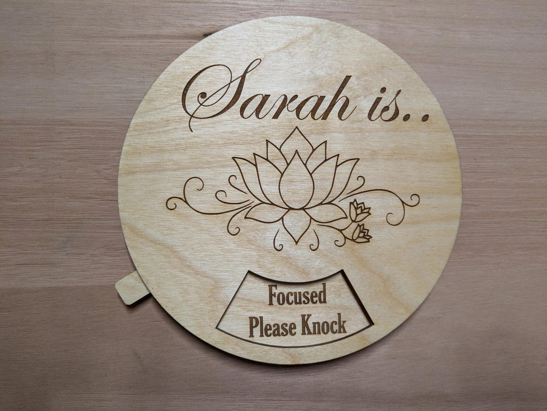 Customizable Office Door Spin Sign- Do Not Disturb/ in Session/ in a ...
