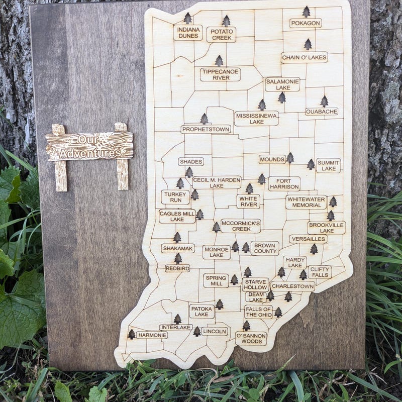State Parks in Indiana - Etsy