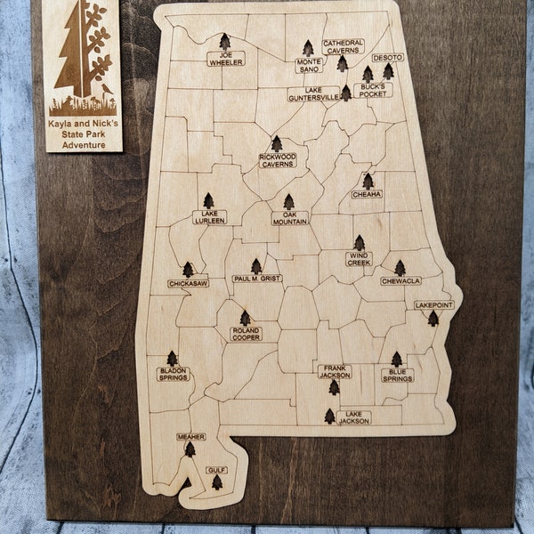 Alabama State Park Map Svg - Etsy