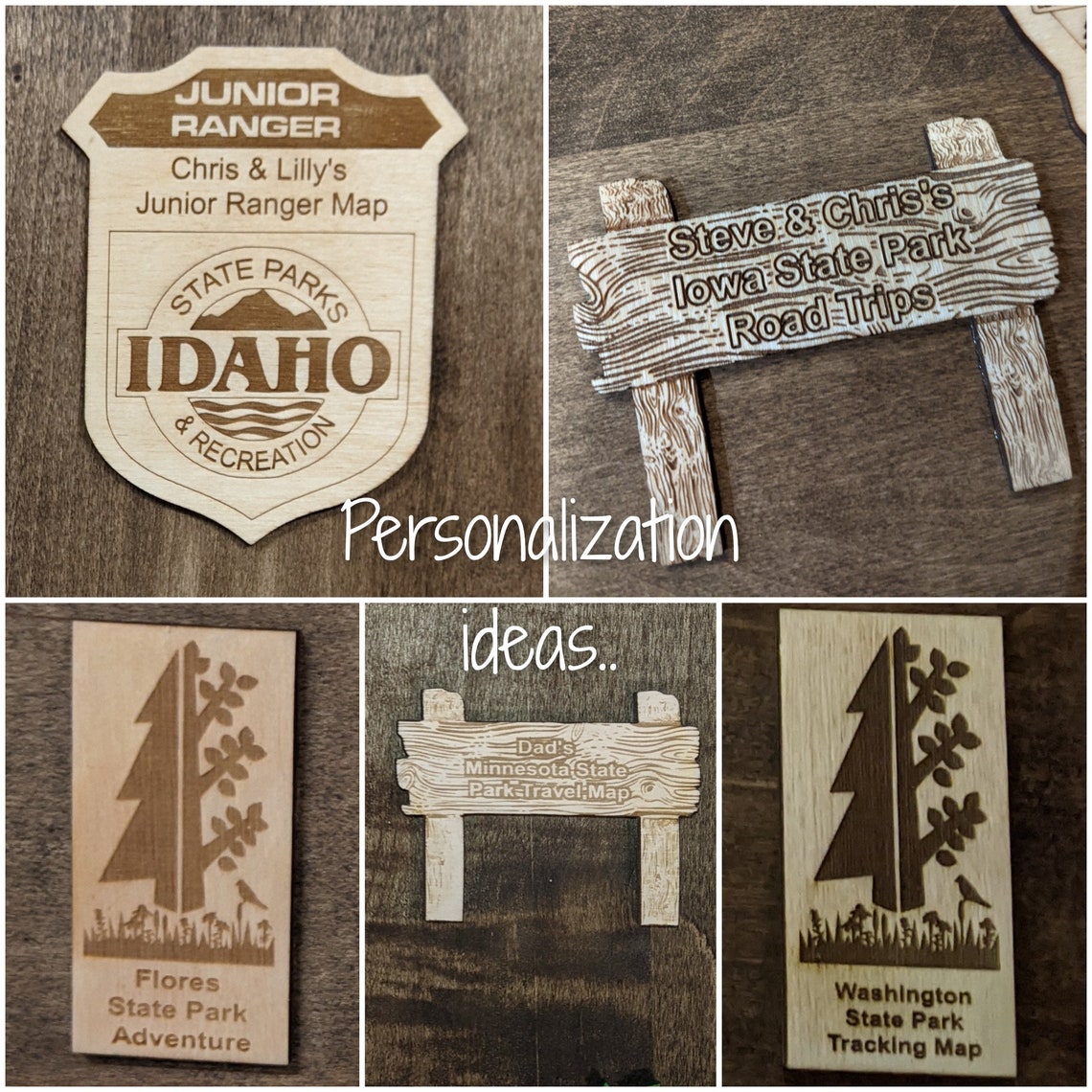 Customizable Vermont State Park Tracking Map - Etsy