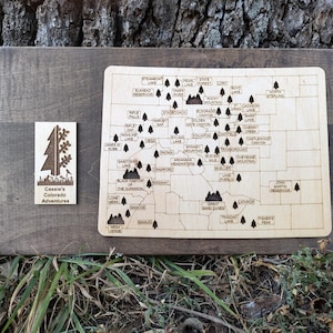 Customizable Colorado State Park Map With National Parks - Etsy