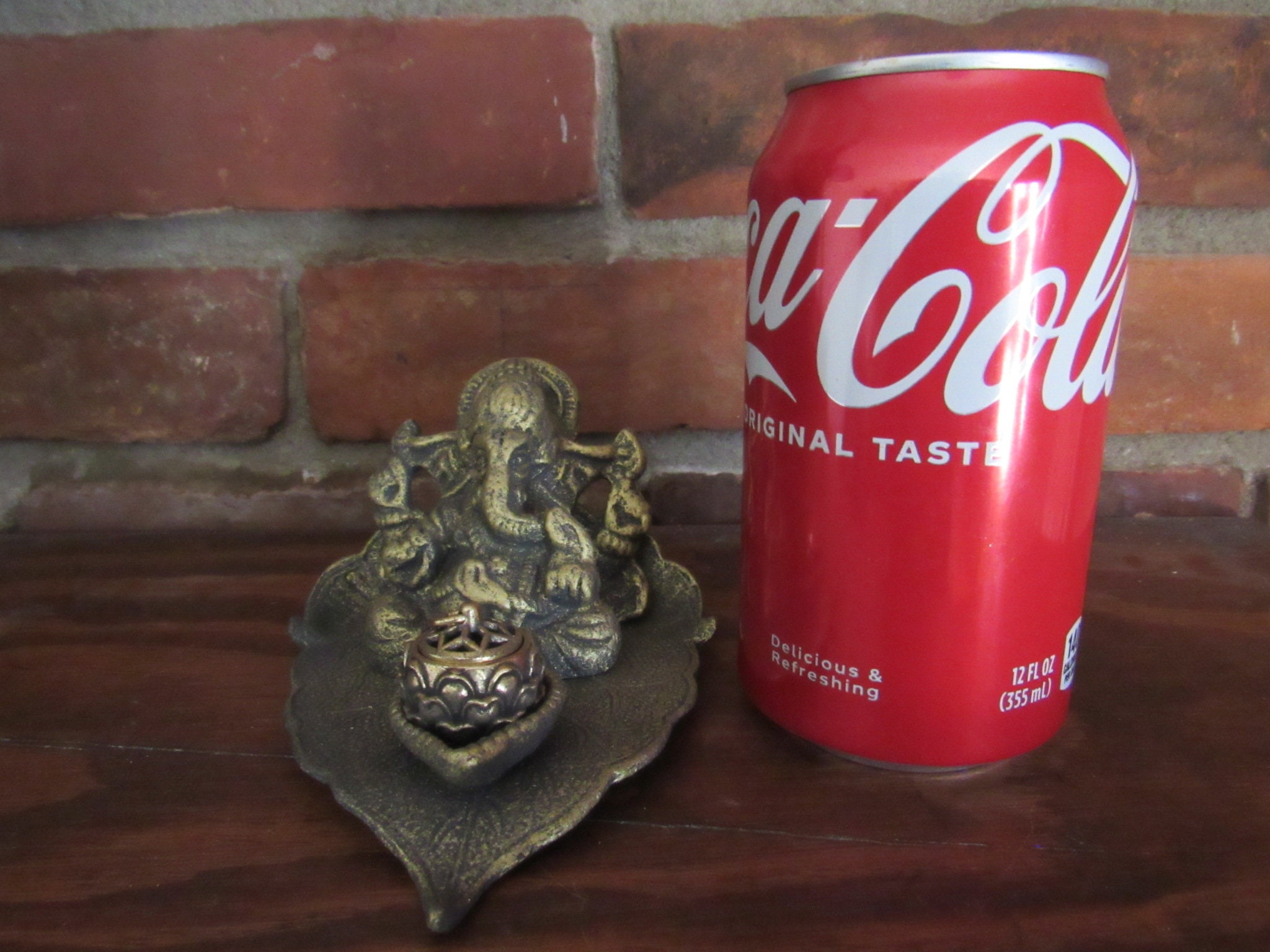 Antique Bronzed Ganesha, god of Wisdom, Success and Good Luck Cone ...