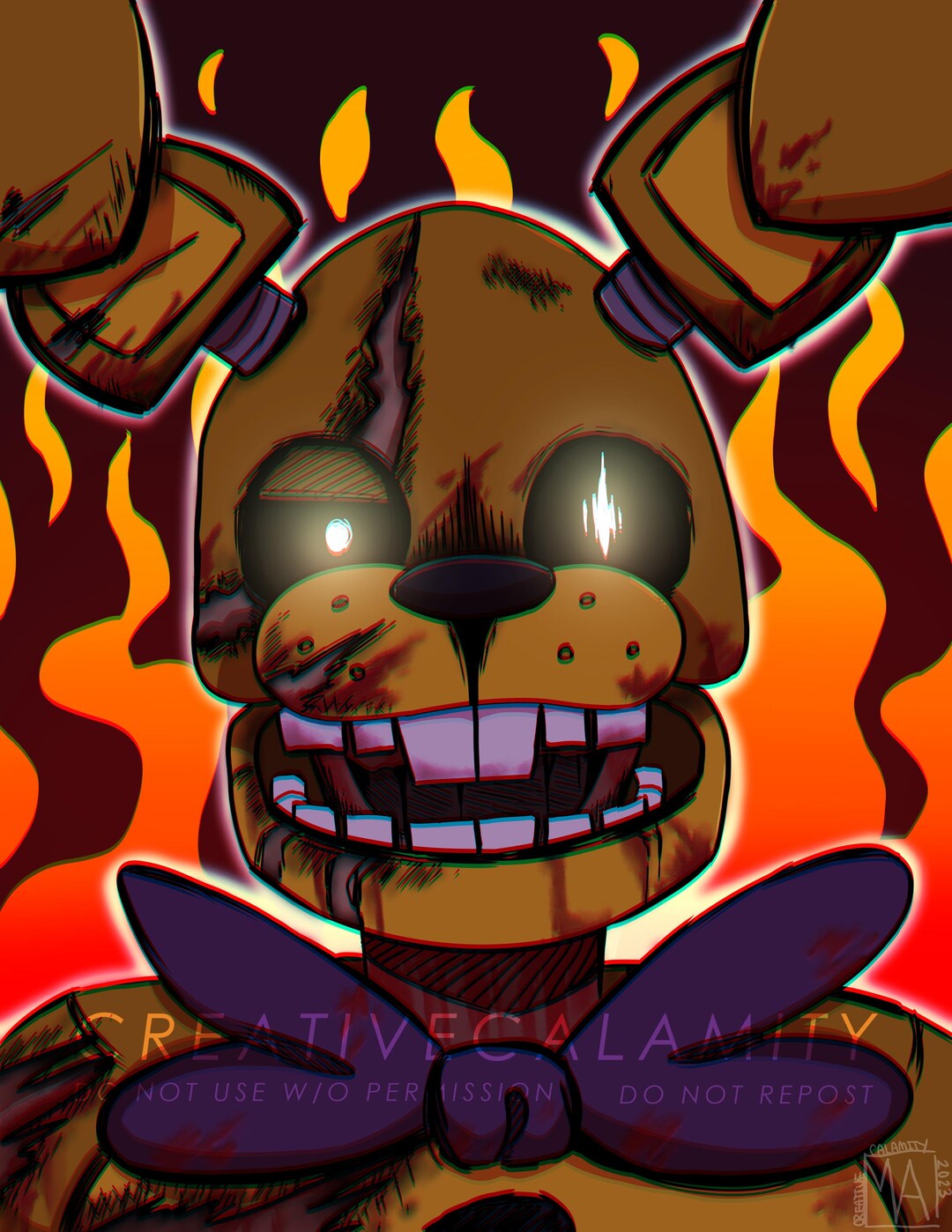Springtrap FNAF Art Print - Etsy