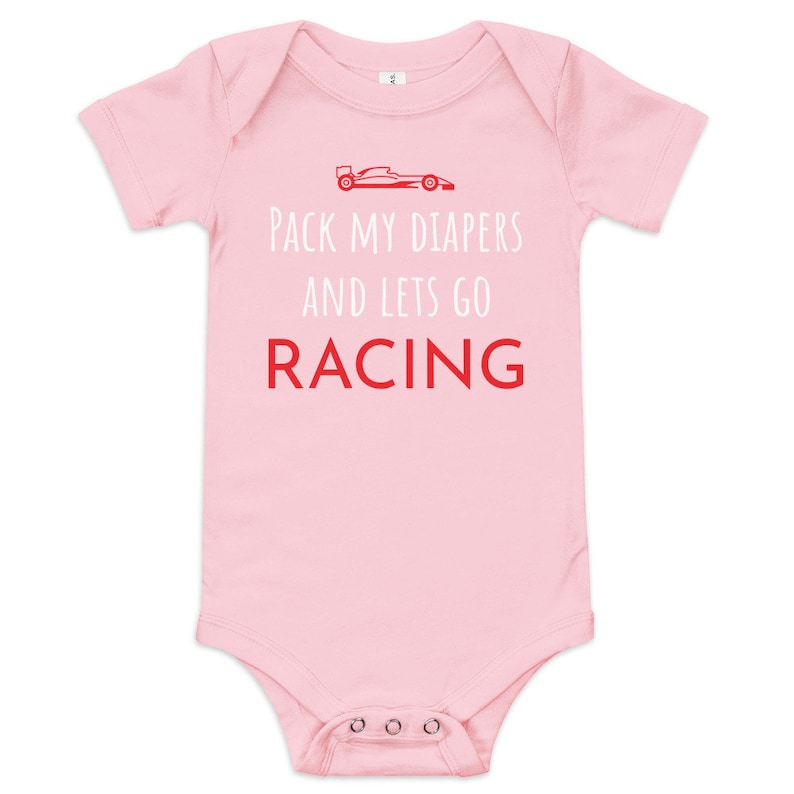 Pack My Diapers and Take Me Racing Onesie Pit Crew Race Car - Etsy