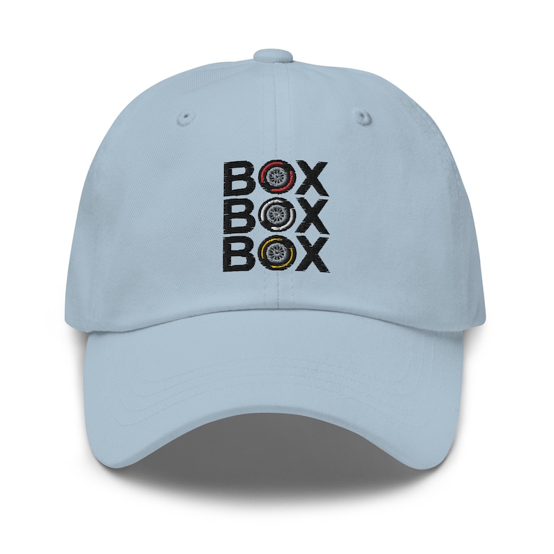 BOX BOX BOX Dad Hat, Formula 1 Cap, F1 Merch, Pit Lane - Etsy