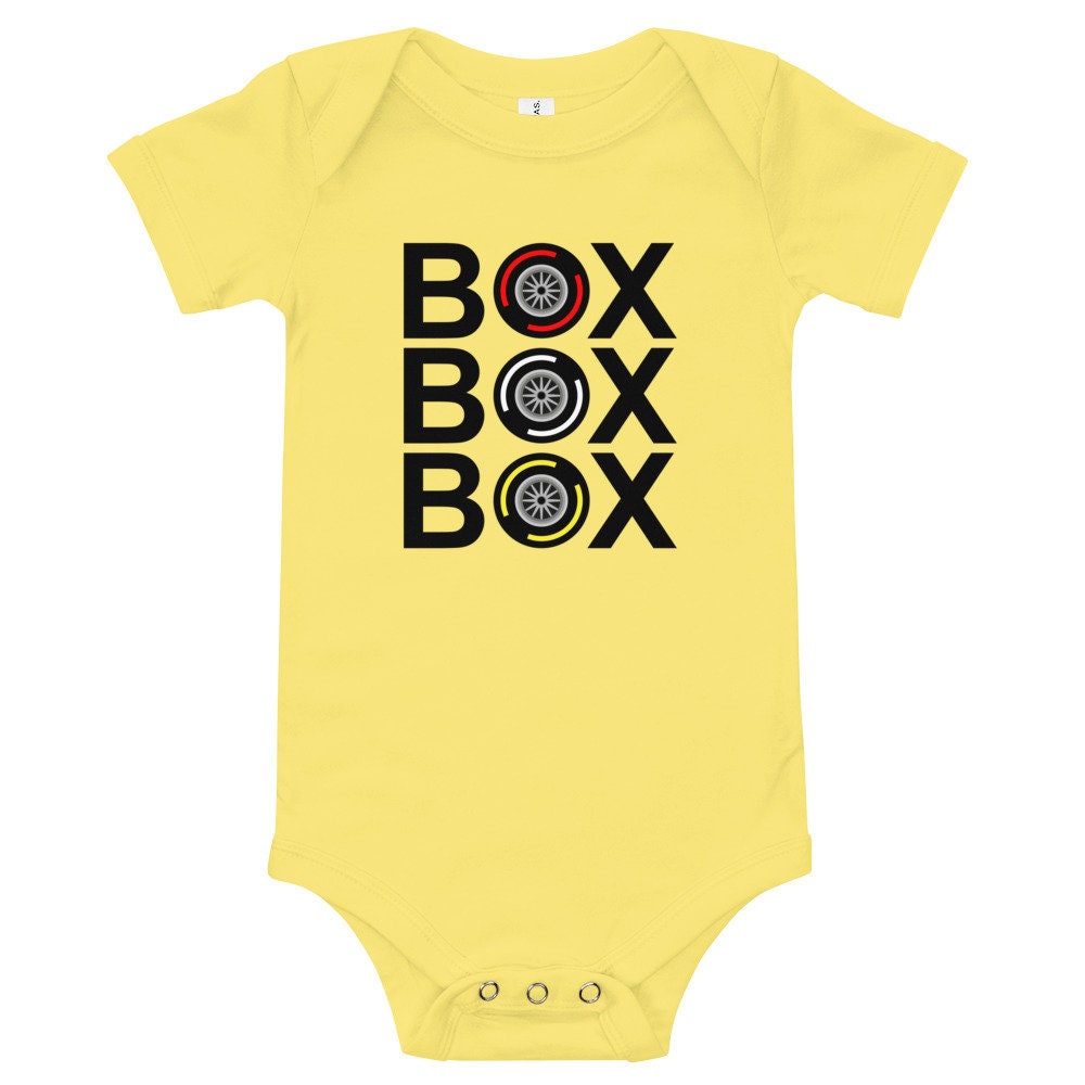 Baby BOX BOX BOX Onesie Formula 1 One Piece F1 Baby Pit - Etsy