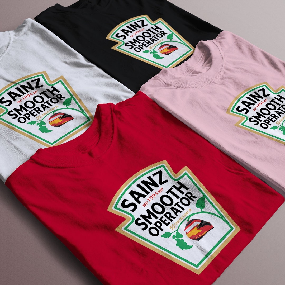 SAINZ Smooth Operator Shirt, Carlos Sainz F1 Shirt, Formula 1 Gear ...