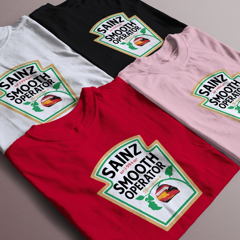 SAINZ Smooth Operator Shirt, Carlos Sainz F1 Shirt, Formula 1 Gear ...