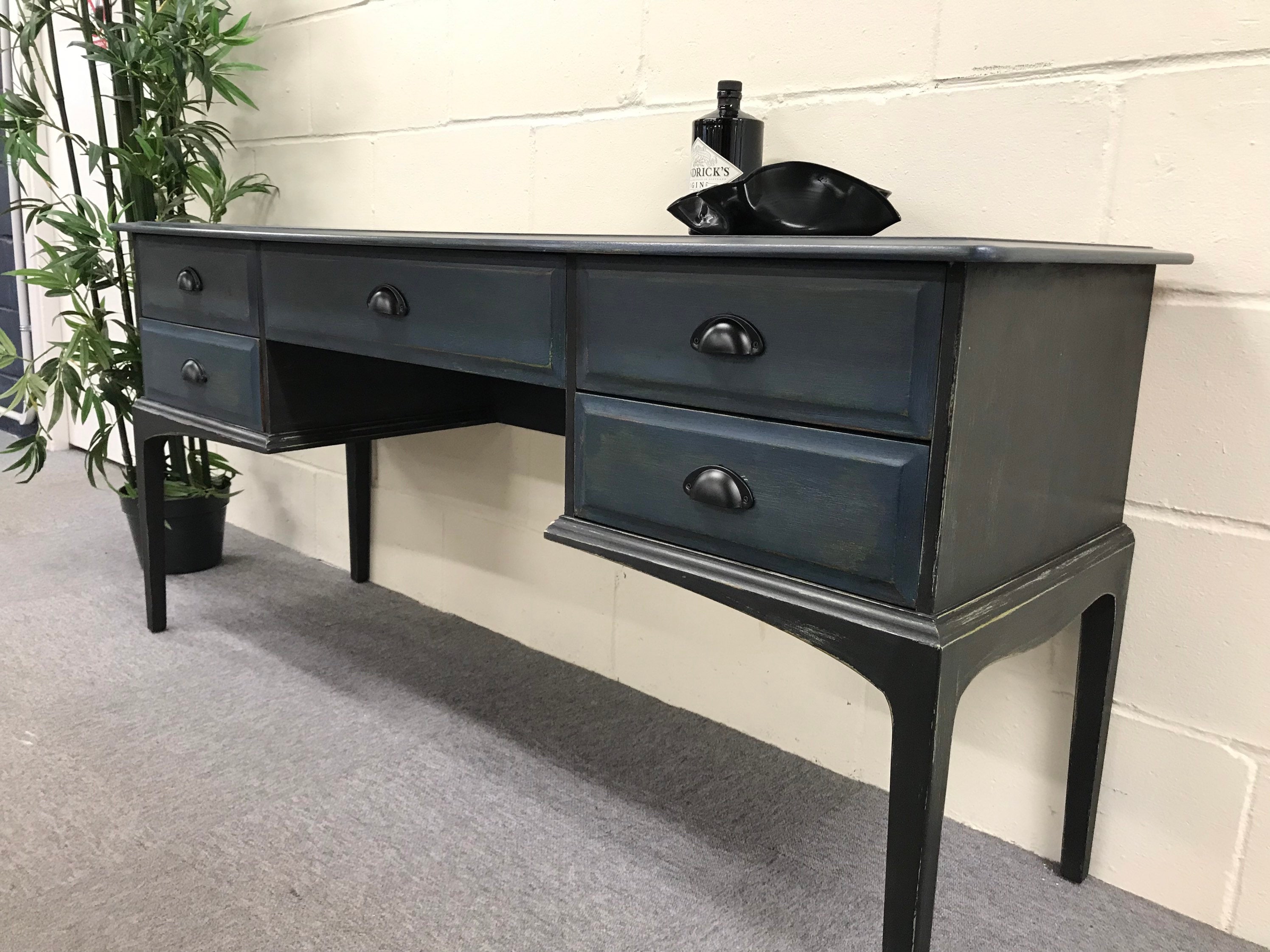 Stunning Painted Stag Desk / Dressing Table - Etsy UK