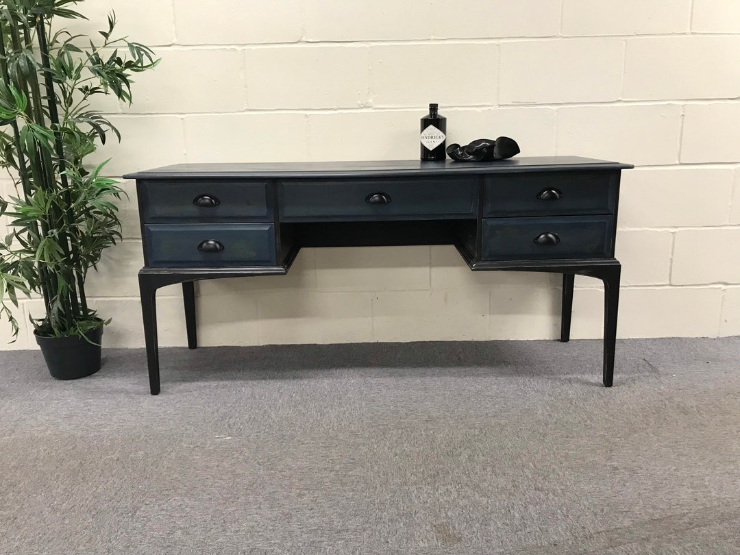 Stunning Painted Stag Desk / Dressing Table - Etsy UK