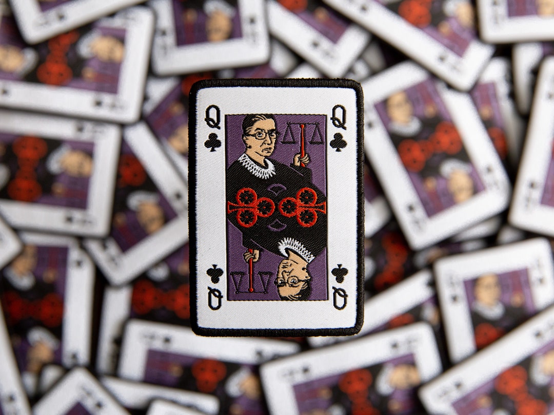 Queen RBG Embroidered Patch - Etsy