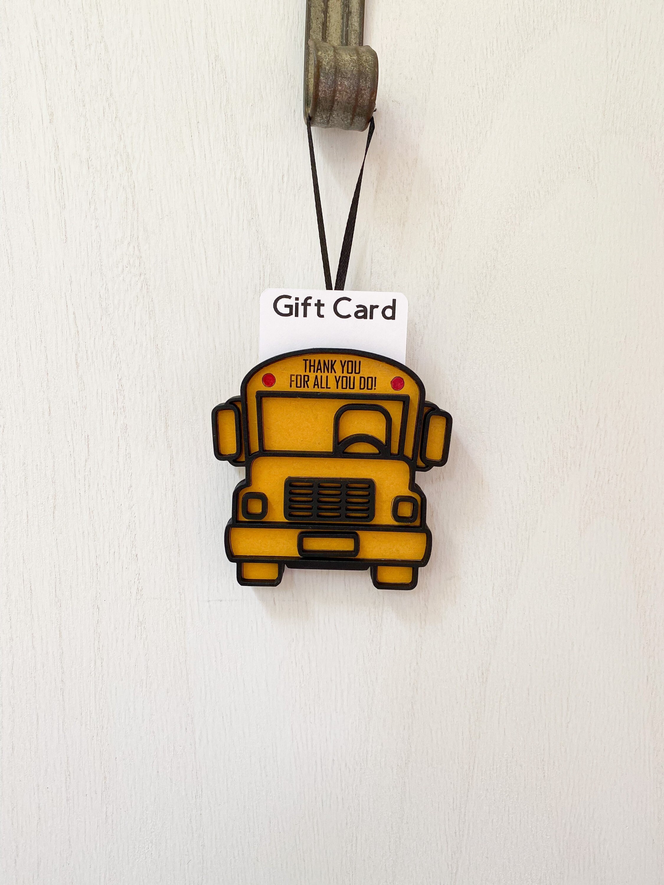 School Bus Driver Ornament and Gift Card Holder Bus Driver | Etsy