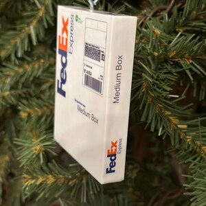 Fed Ex Ornament- Funny Christmas Ornament- Love to Shop - Etsy