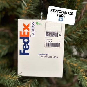 Fed Ex Ornament- Funny Christmas Ornament- Love to Shop - Etsy