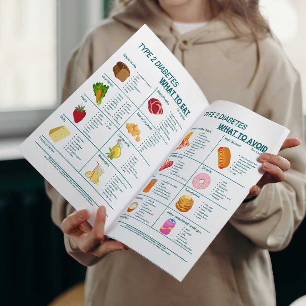Diabetes Food List Diet Sheet Quick Guide Patient Education - Etsy