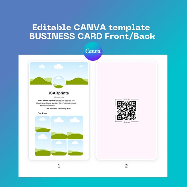 Pinterest Qr Code - Etsy