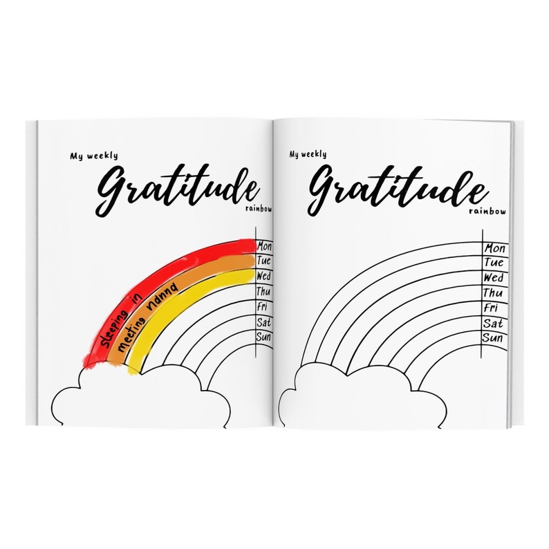 Gratitude Journal Printable Gratitude Log Sun Sunshine Ray - Etsy Australia