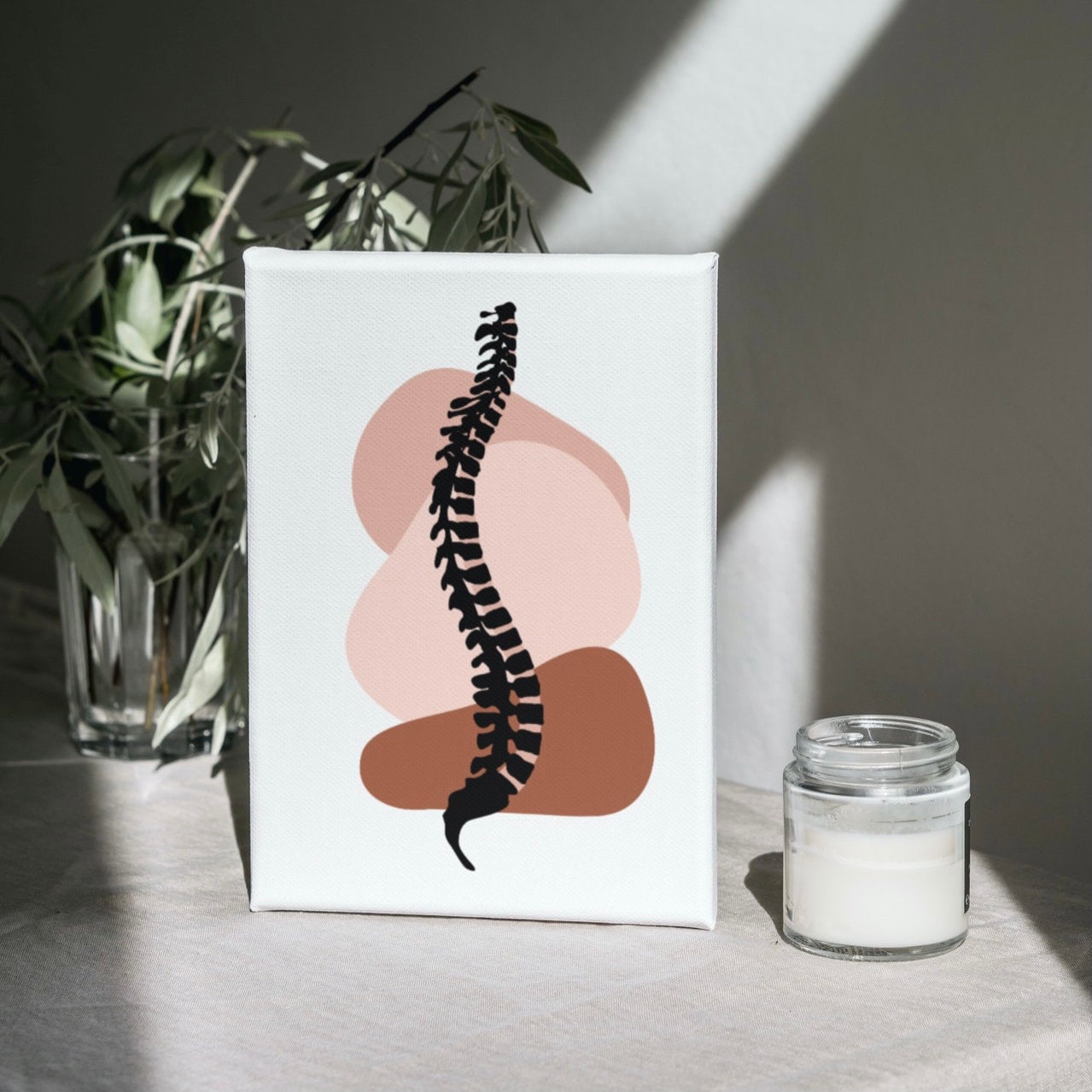 Spine Poster Orthopaedic Wall Art Chiropractor Gift Anatomy - Etsy