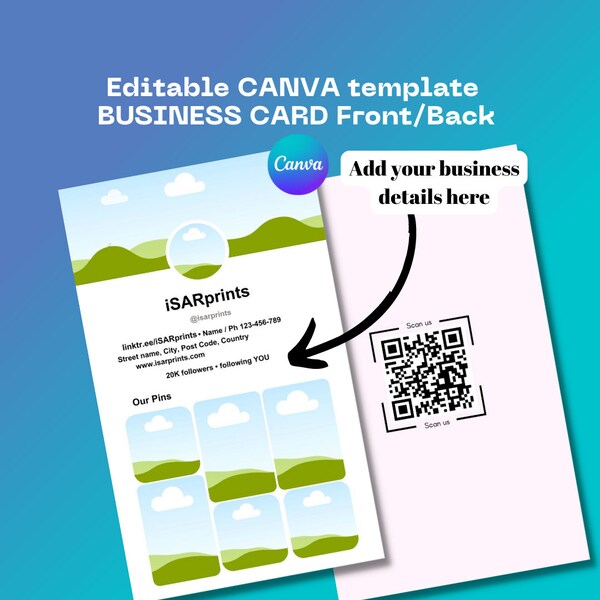 Pinterest Qr Code - Etsy