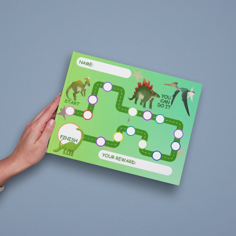 Printable Kids Reward Chart, Dinosaurs Daily Chore Charts, Kids Routine ...