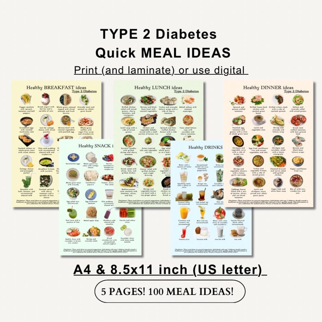 Diabetes Meal Ideas, Diabetic Food Chart, Diabetic Diet Sheet, Diabetic ...