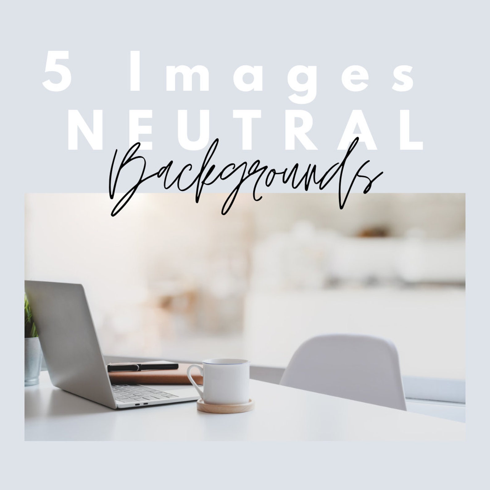 Neutral Backgrounds Bundle Pack, Zoom Virtual Background Images, Home ...