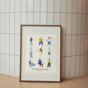 Male Body Positive Positivity Art Therapy Counseling Office ...