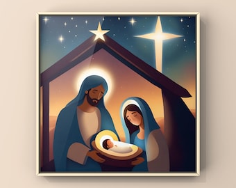 LDS Mary Virgin Mary Josephnativity Christmas Eve Christmas - Etsy