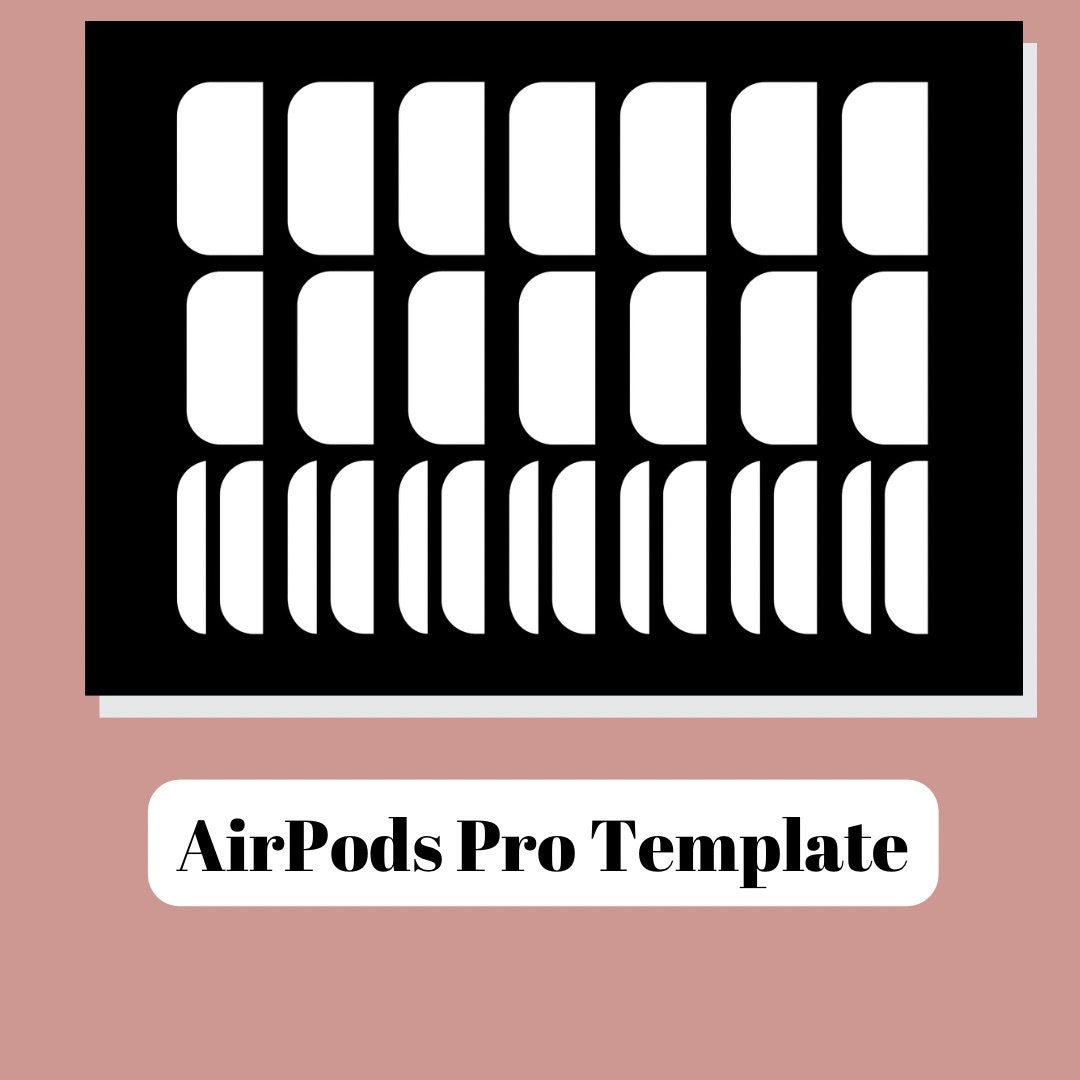 Airpods Pro Sublimation File Templates, DIY Airpods Case Sublime, Case ...