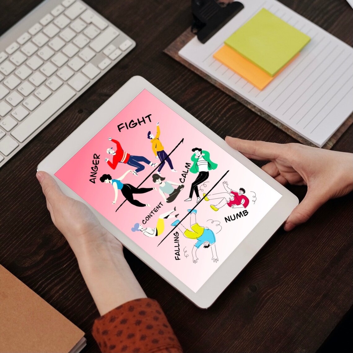 Window River of Tolerance Poster Distress Tolerance Emotions | Etsy