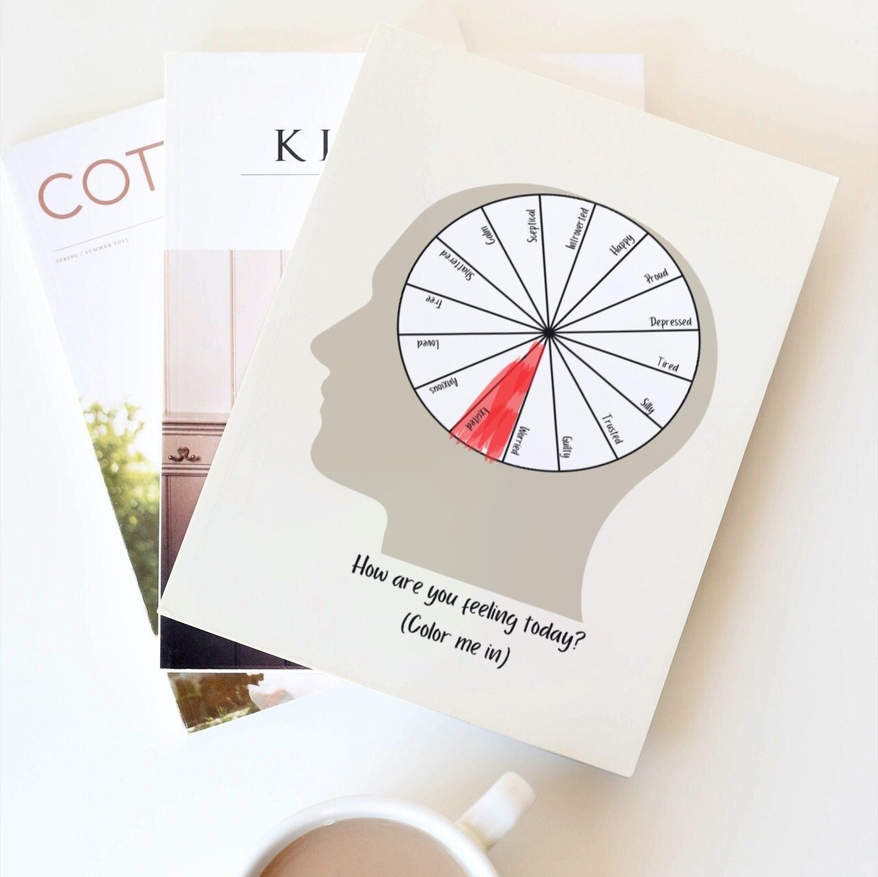 Emotion Wheel Feelings Color Wheel Frame Emotions Wheel Art - Etsy ...