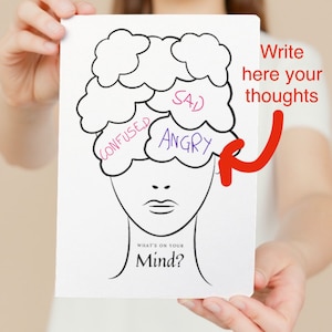 Art Therapy Worksheet, Group Therapy Worksheet, Mental Health Template ...