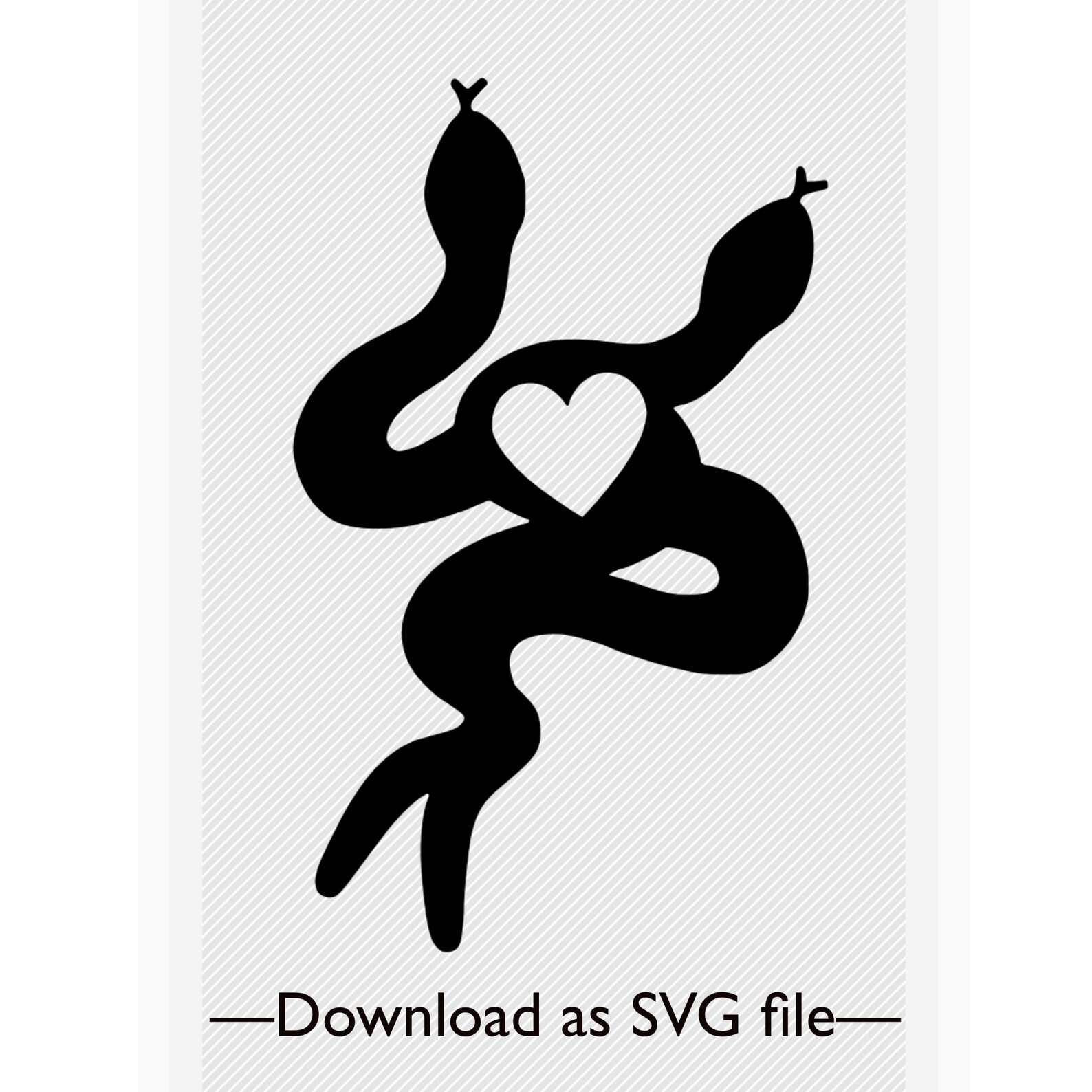Snakes svg Two snake heads svg Vinyl cricut cut file Wild | Etsy
