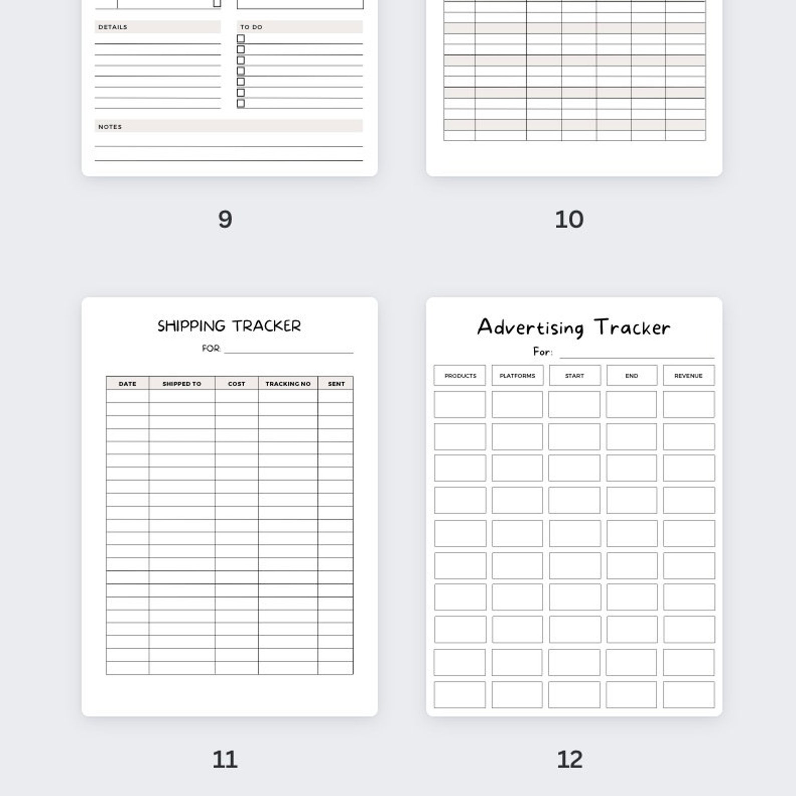 ADHD Planner Printable ADHD Journal Organizer Daily Planner Etsy