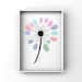 Dandelion Fingerprint Art Teacher Class Gift Fingerprint - Etsy