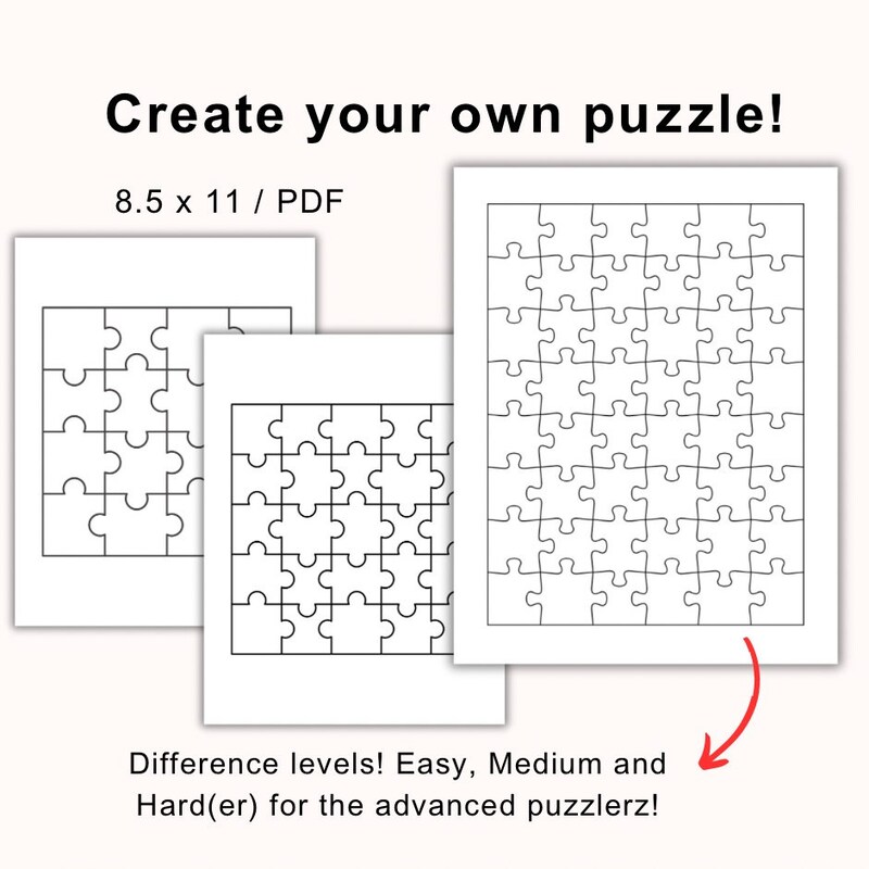 Blank Jigsaw Puzzles - Etsy