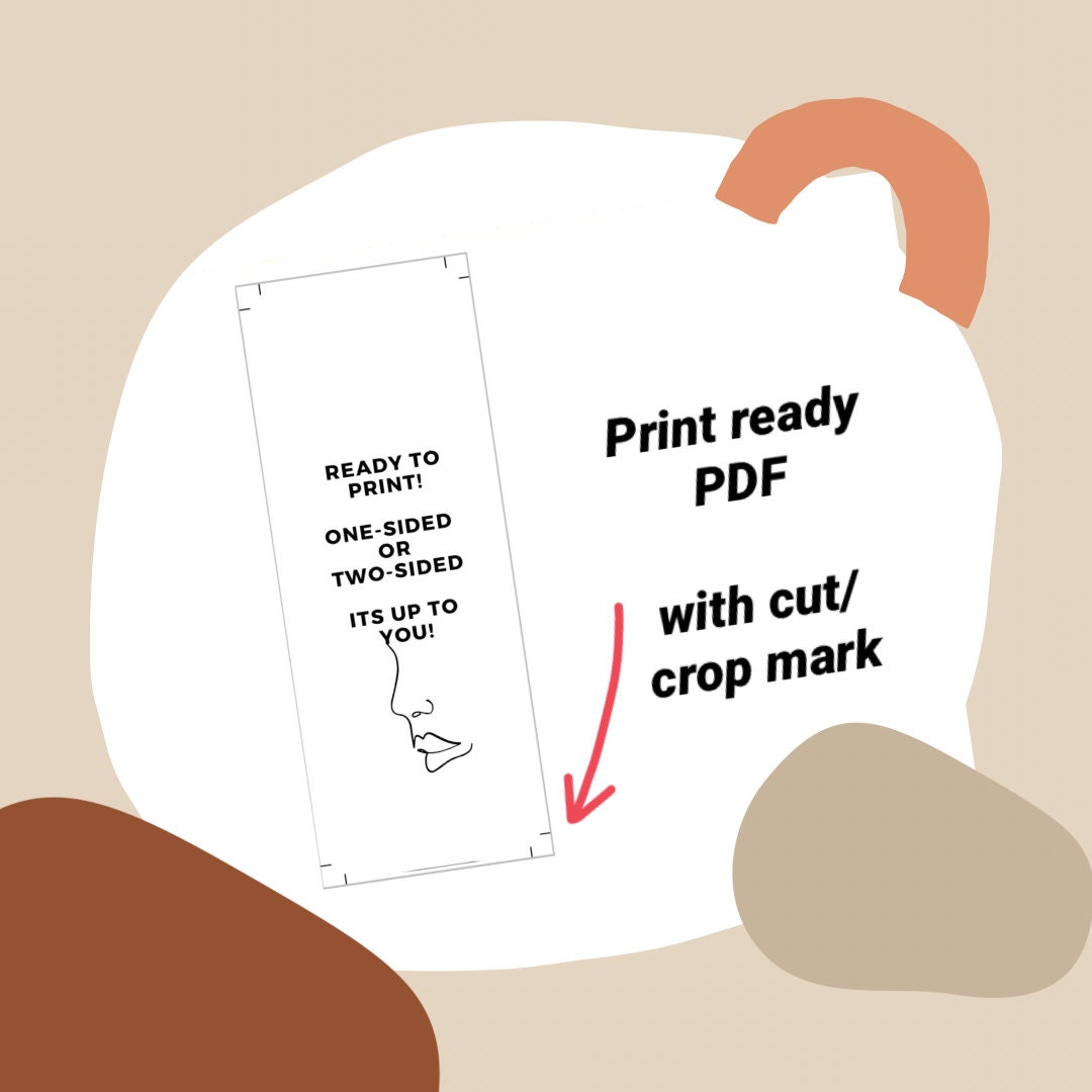 Minimalist Bookmarks Printable Face Art Bookmark Book Lover - Etsy