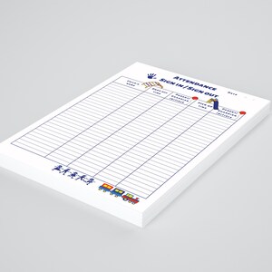 Attendance Kids Sign in Sign Out Pdf US Letter and A4, Use as Print or ...