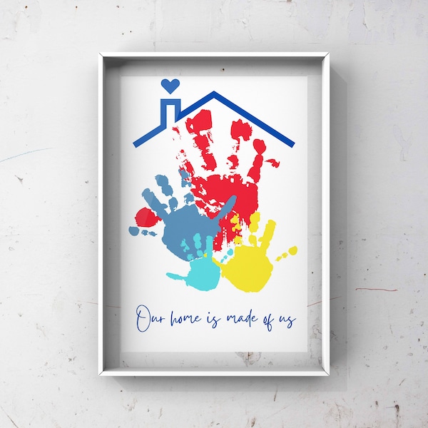 Summer Handprint Memory - Etsy