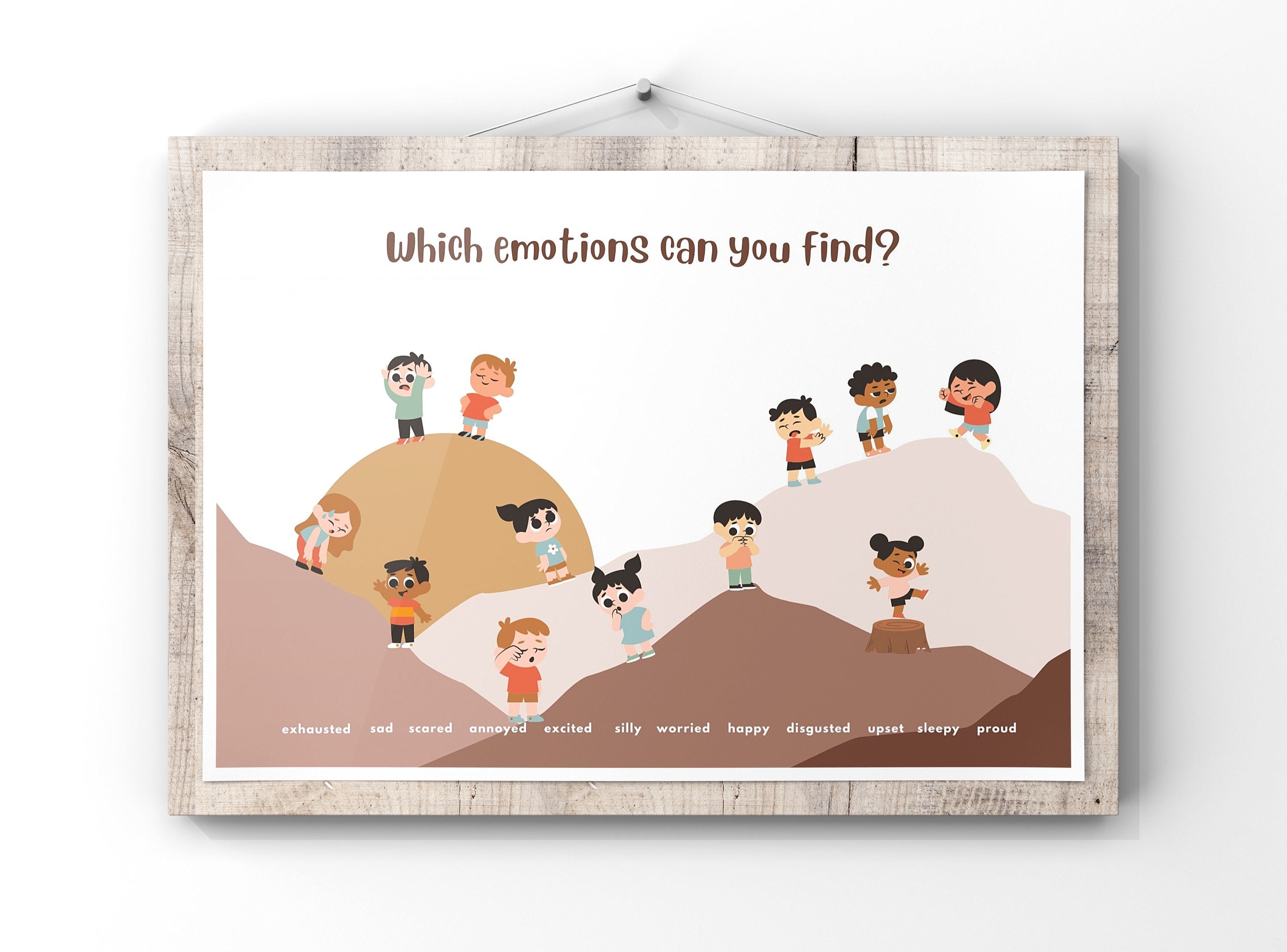 Identifying Emotions Activity Kids, Art Therapy Kit, Therapy Classroom ...