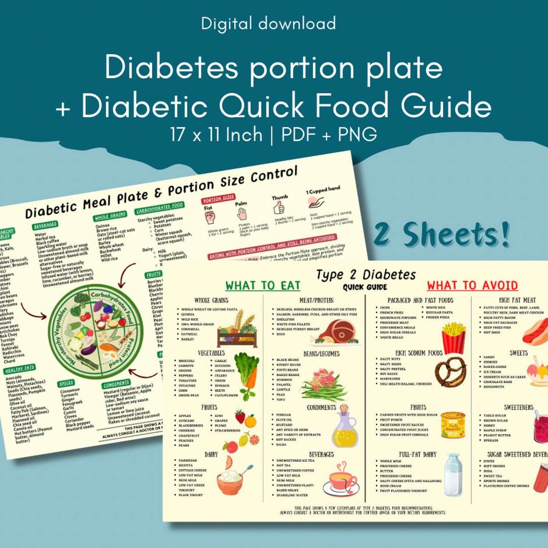 Diabetes Plate Method, Hand Portion Size Guide, Diabetic Food List ...