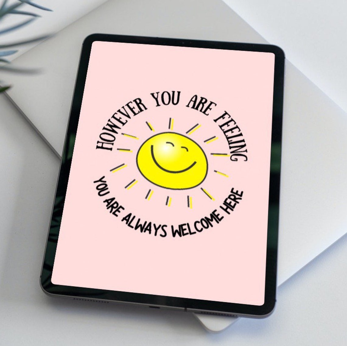 You Are Welcome Here Mental Health Poster Therapist Sign - Etsy
