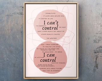 Things I Can Control - Etsy
