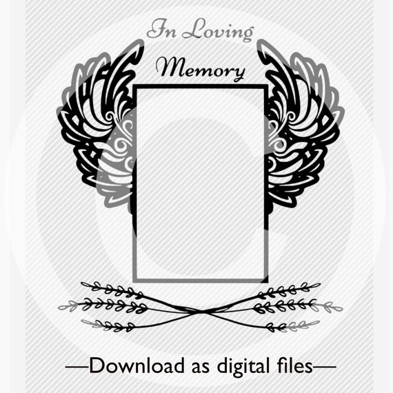 In Loving Memory Frame Ornaments Svg Memorial Svg Sympathy | Etsy In Loving Memory Frame Ornaments Svg Memorial Svg Sympathy | Etsy