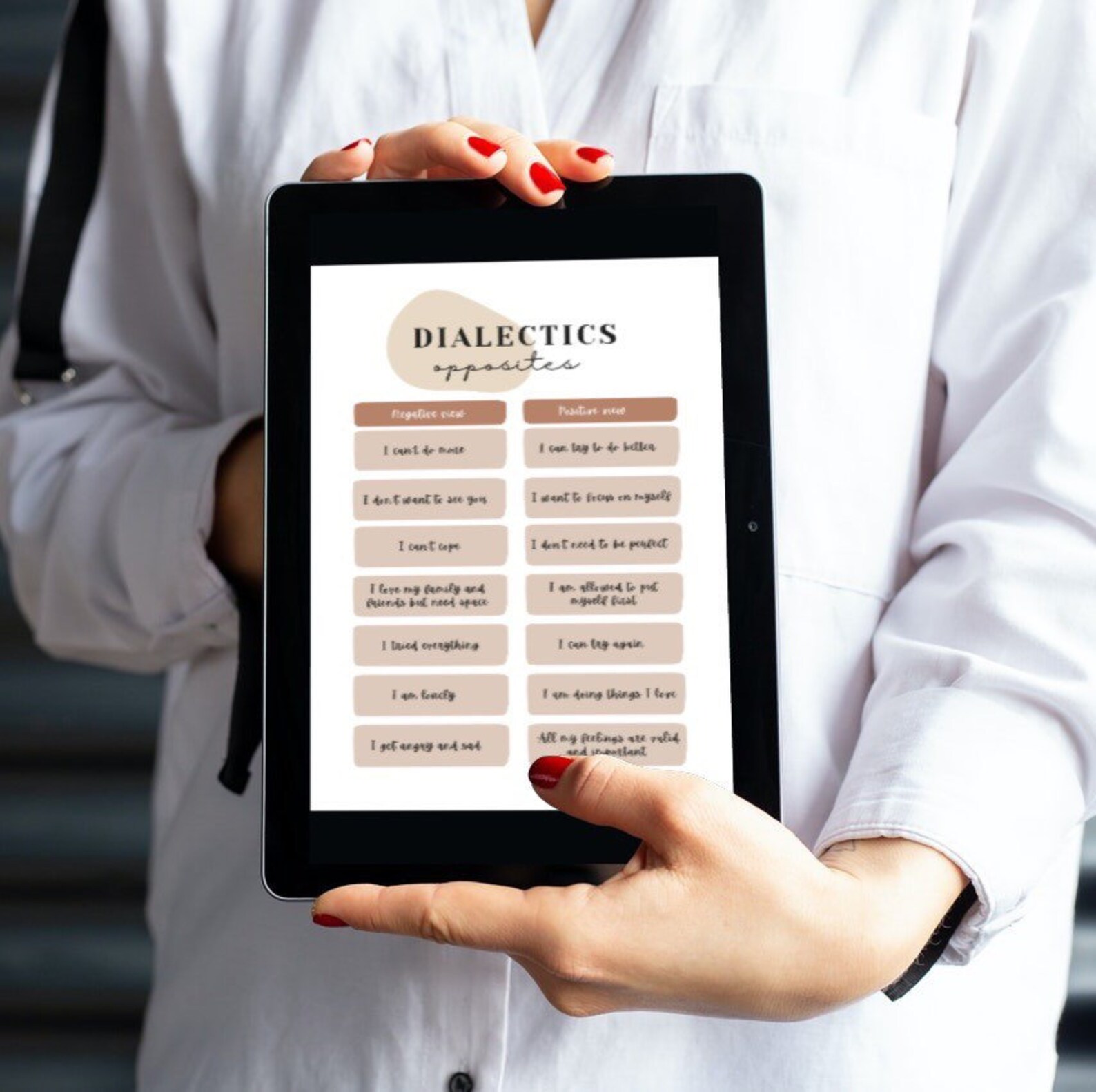 Dialectics DBT Psychology Art Printable Dialectical Behaviour | Etsy